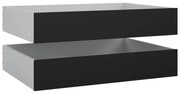 Černé šuplíky pod postel v sadě 2 ks 90x190/140x190 cm Naia – Tvilum