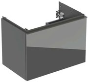 Geberit Acanto - Umyvadlová skříňka, 74x54x48 cm, 1 zásuvka, sklo/lávová 503.004.JK.2