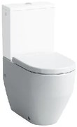 Laufen Pro - Stojící WC kombi mísa, 65x36 cm, zadní/spodní odpad, s LCC, bílá H8259524000001