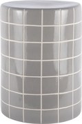 Keramický kulatý odkládací stolek ø 33 cm Retro Tiles – Leitmotiv