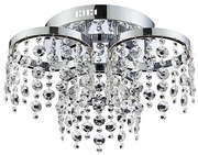 LUXERA 64394 - LED Křišťálový přisazený lustr ERATTO 3xLED/11W/230V