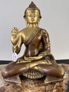 Kovová soška Buddha 28 cm