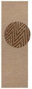 Světle hnědý vnitřní a venkovní běhoun 80x350 cm Nature – Hanse Home