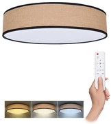 Solight LED osvětlení s dálkovým ovladačem Brownie, 48W, 3360lm, 40cm, změna chromatičnosti, stmívatelné