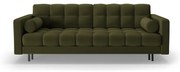 Zelená rozkládací/s úložným prostorem pohovka 222 cm Bali – Cosmopolitan Design