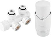 Novaservis Novaservis, Sada na otopná tělesa se středovým připojením, rohová, bílá, ZTD30WH