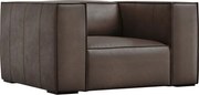 Hnědé kožené křeslo Madame – Windsor & Co Sofas