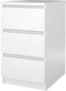 FALCO Komoda Simplicity 237 bílý lesk