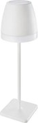 NV 9223401 Venkovní stolní lampa COLT bílý litý hliník a akryl LED 2W 3000K IP54 62st. 5V DC vypínač na těle USB kabel stmívatelné - NOVA LUCE