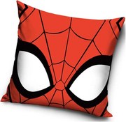 Velurový polštář Spiderman - motiv Face | 40x40 cm