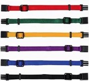 Trixie GmbH a Co.KG Obojek nylon štěně rozez.M-L 22-35cm/10mm Mix1 6ks TR
