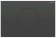 Geberit Sigma10 - Elektronické ovládání splachování, bateriové napájení, černá 115.908.DW.6