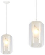Toolight - závěsné svítidlo MARBLE E27 60W APP909-1CP, mramorový efekt, OSW-06675