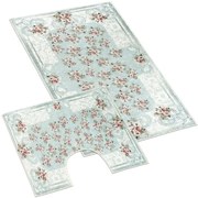 Bellatex koupelnové předložky 3D tisk sada 60x100, 60x50 cm Orient s růžičkou