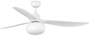 FARO Barcelona FARO 34363WT-11L-Str. vent. OUTWOOD L 1xE27/15W/230V bílá pr.150 cm WT IP44 + DO 34363T+3L019