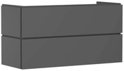Hansgrohe Xilesa E - Umyvadlová skříňka, 62x118x47 cm, 2 zásuvky, matná šedá 54264760