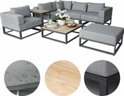 Velaco Zahradní 6-dílný set, šedá, SYRIUSZ