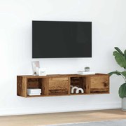 TV skříňky 2 ks Staré dřevo 60x31x25,5 cm Dřevěné konstrukce