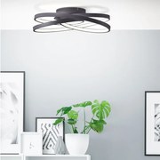 Brilliant G96894/06 Stropní LED svítidlo LABYRINTH černé