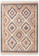 Šedý ručně tkaný jutový koberec 160x230 cm Roya Parsa – Elle Decoration