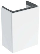 Geberit Acanto - Umyvadlová skříňka, 54x39x25 cm, 1 dvířka, panty L/P, lesklá bílá 503.001.01.1