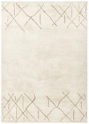 Krémový pratelný/ručně tkaný vlněný koberec 160x230 cm Azera Crosshatch – Asiatic Carpets