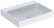 Geberit ONE - Umyvadlo 60x48x14 cm, bez přepadu, bez otvoru pro baterii, KeraTect, bílá 505.021.01.1