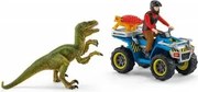 Schleich Dinosaurs 14333 Útěk před Velociraptorem na čtyřkolce / od 4
