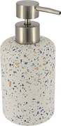 Dávkovač mýdla Terrazzo, vícebarevná/s prvky v barvě nerez, 220 ml