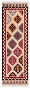 Červený oboustranný ručně tkaný vlněný běhoun 60x190 cm Kamal Kian – Nouristan