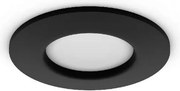 Philips Hue Slim - Chytré podhledové LED svítidlo, průměr 9 cm, černá 929003712201