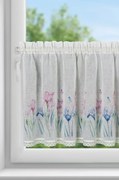 KRÁTKÁ ZÁCLONA NA PÁSCE DOLOREZ 150X60 CM KVĚTY