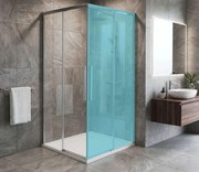 Gelco Lux - Sprchové dveře 100 cm, čiré sklo/chrom GU2110CH