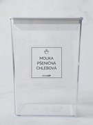 MOUKA PŠENIČNÁ CHLEBOVÁ – průhledná samolepka na dózu, 5 × 5 cm | DomaLEP