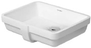 Duravit Vero - Umyvadlo zápustné 43x32 cm, s přepadem, WonderGliss, bílá 03304300001
