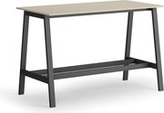 Vysoký barový stůl, 1600 x 800 mm, bříza