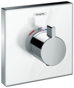 Hansgrohe ShowerSelect Glass, termostat HighFlow pod omítku, bílá/chromová, HAN-15734400