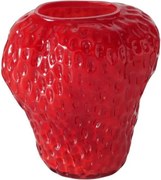 Skleněná váza "Jahoda" - 20 cm