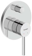 Duravit Circle - Baterie pod omítku, pro 2 spotřebiče, s tělesem, chrom CE4210008010