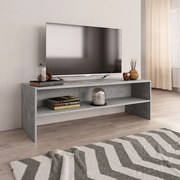 TV stolek šedý 120 x 40 x 40 cm kompozitní dřevo