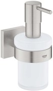 Grohe QuickFix Start Cube - Dávkovač mýdla s držákem, sklo/supersteel 41098DC0