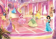 Komar Papírová fototapeta Třpytivý večírek Disney princezen, 368 x 254 cm