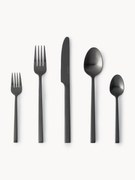 Sada kartáčovaných příborů Shine, různé velikosti sady