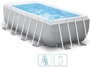 INTEX PRISM FRAME RECTANGULAR PREMIUM POOLS Bazén 400 x 200 x 122 cm 26790GN