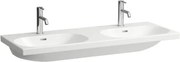 Laufen Lua dvojumyvadlo 120x46 cm otvor pro baterii uprostřed H8140810001041