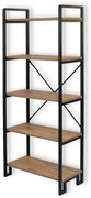 Regál Abel Black and Atlantic Pine