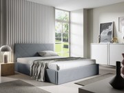 Eka Čalouněná postel SARAH 120x200 cm Barva látky Trinity: Béžová (Trinity 2304), Úložný prostor: Bez úložného prostoru