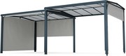 Blumfeldt Pantheon Cortina Solid Sky Expand zahradní altán 3x6, odolný proti povětrnostním vlivům, rozšiřitelný
