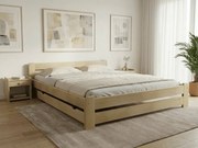 Postel Laura 160 x 200 cm, borovice Rošt: S lamelovým roštem, Matrace: Matrace Coco Maxi 20 cm