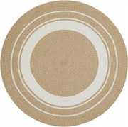 150x150 (průměr) kruh Kusový koberec Braided 105556 Creme Beige kruh – na v